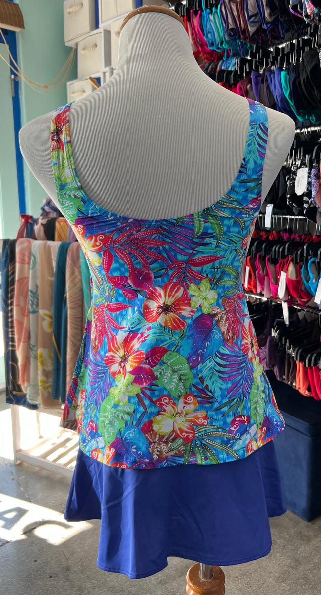 Scoop Tankini Beyond Paradise – Pualani Hawaii Beachwear
